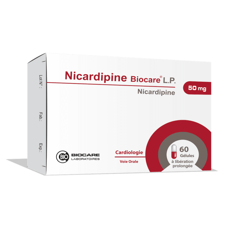 NICARDIPINE BIOCARE - BIOCARE GROUP - Groupe pharmaceutique Algérien